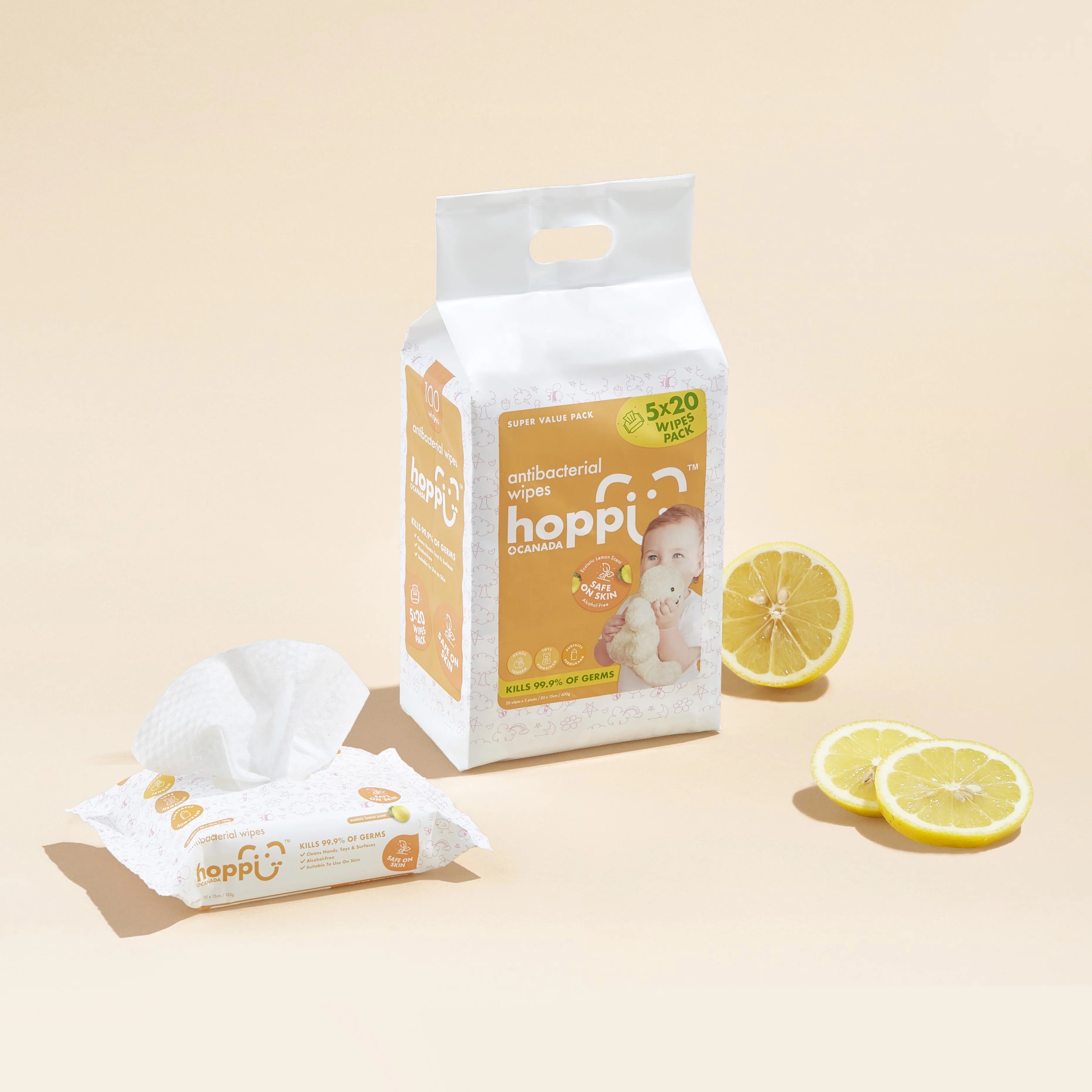 Baby Antibacterial Wipes – Hoppi Global